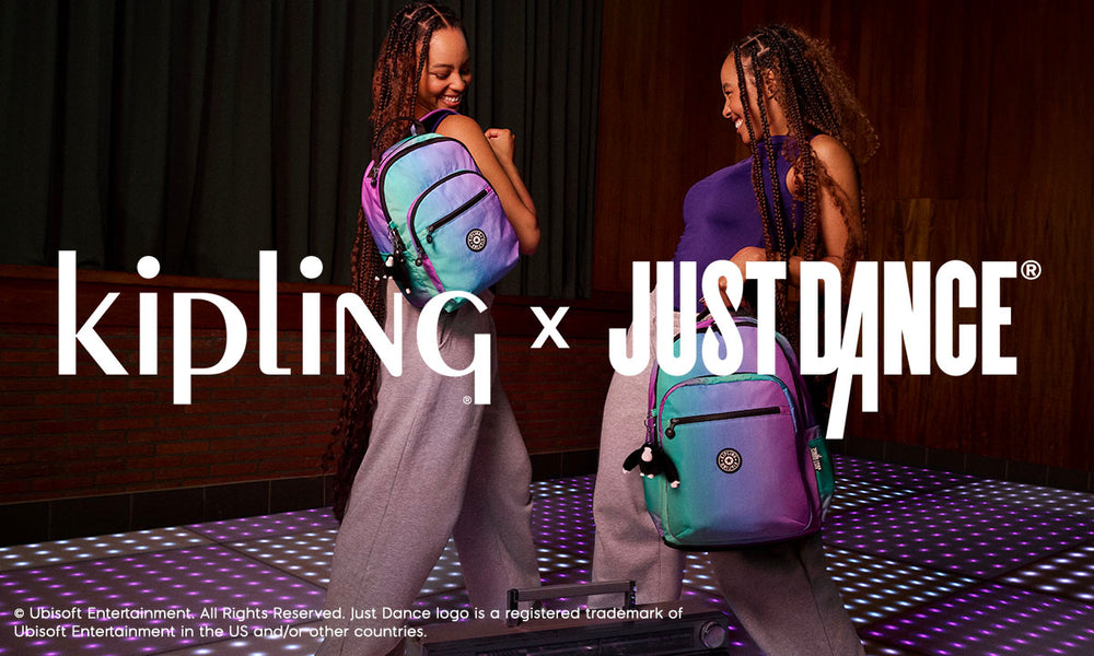 Kipling Live. A colorful array of handbags, backpacks and much more